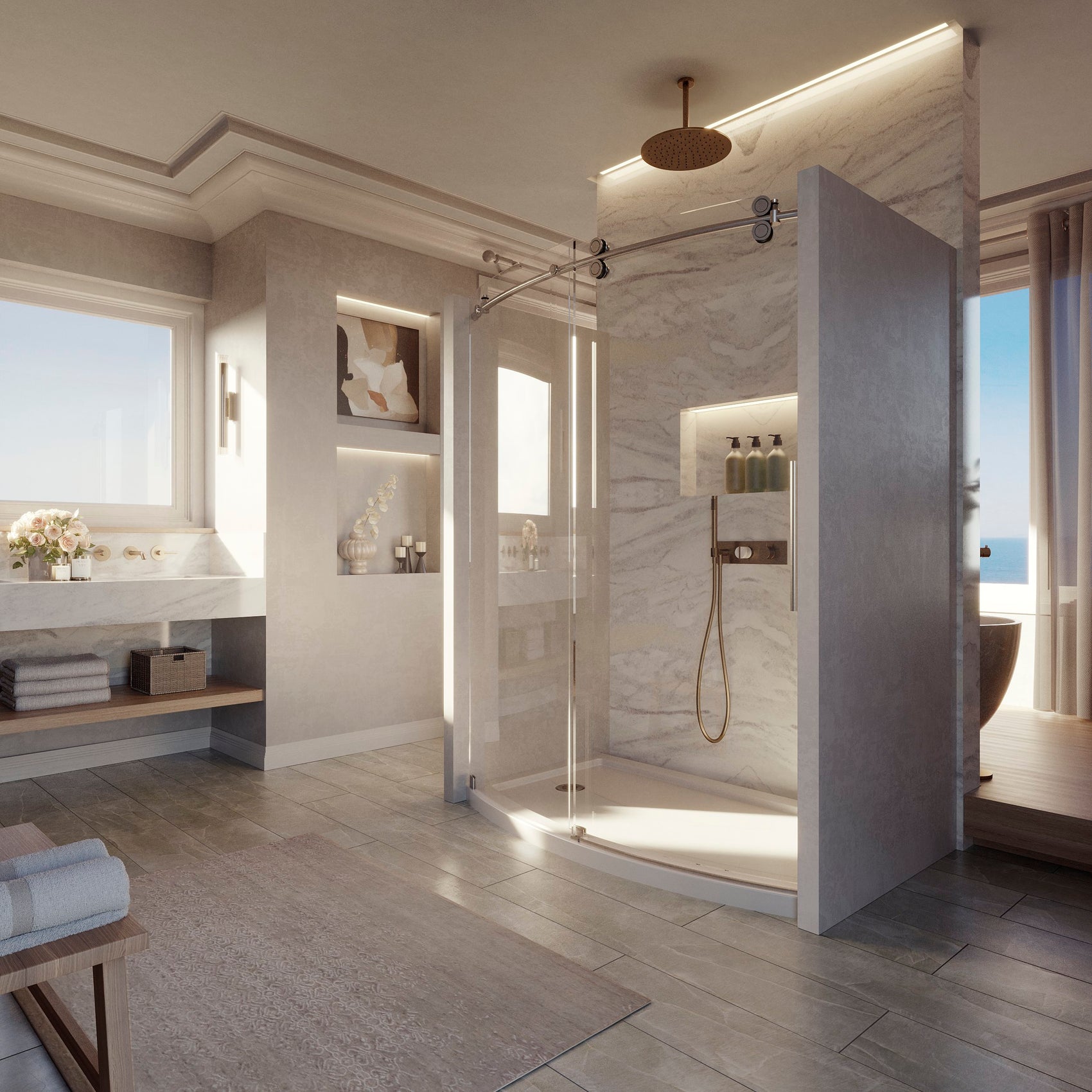 Magnet Shower Door Strips for a Watertight Seal | Aston Bath